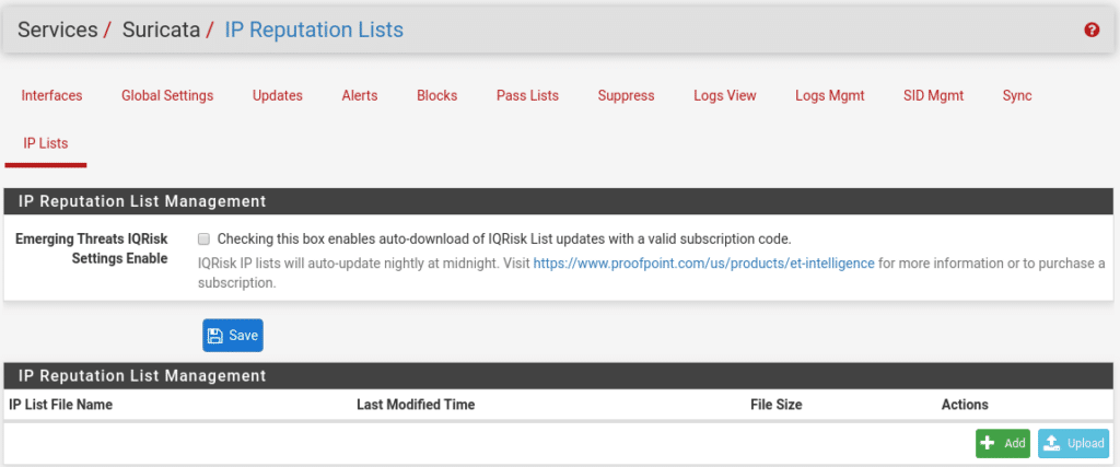 Configuring Suricata in Pfsense - LBT