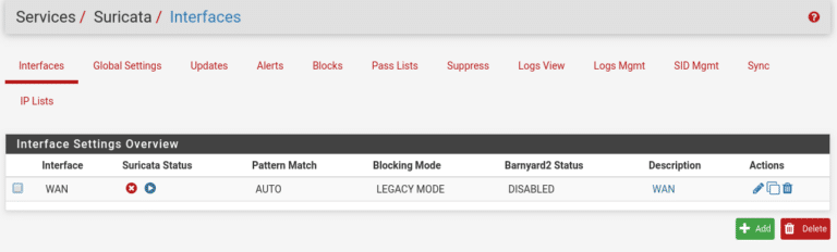 Configuring Suricata in Pfsense - LBT