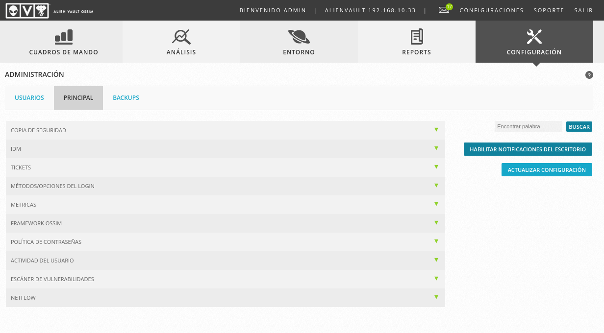 Alien Vault OSSIM - LBT