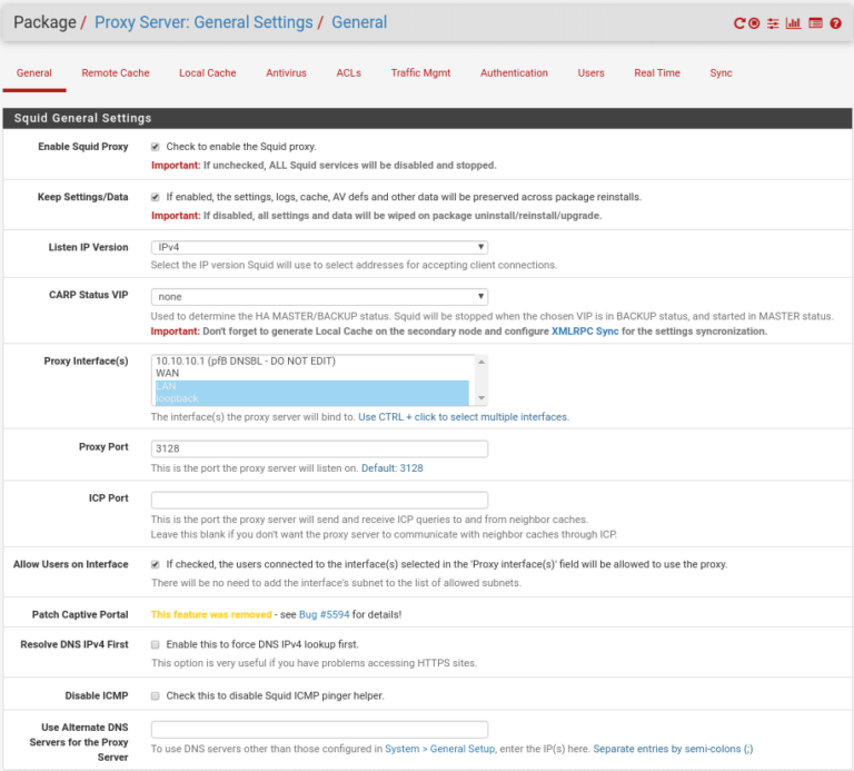 Squid, SquidGuard, Lightsquid and Clam-AV in pfSense Part I - LBT